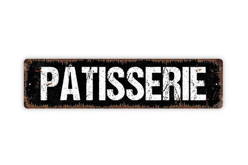 Patisserie Sign French Bakery Wall Decor | Paris Cafe Kitchen Sign ...