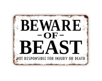 Funny Beware Sign | Etsy