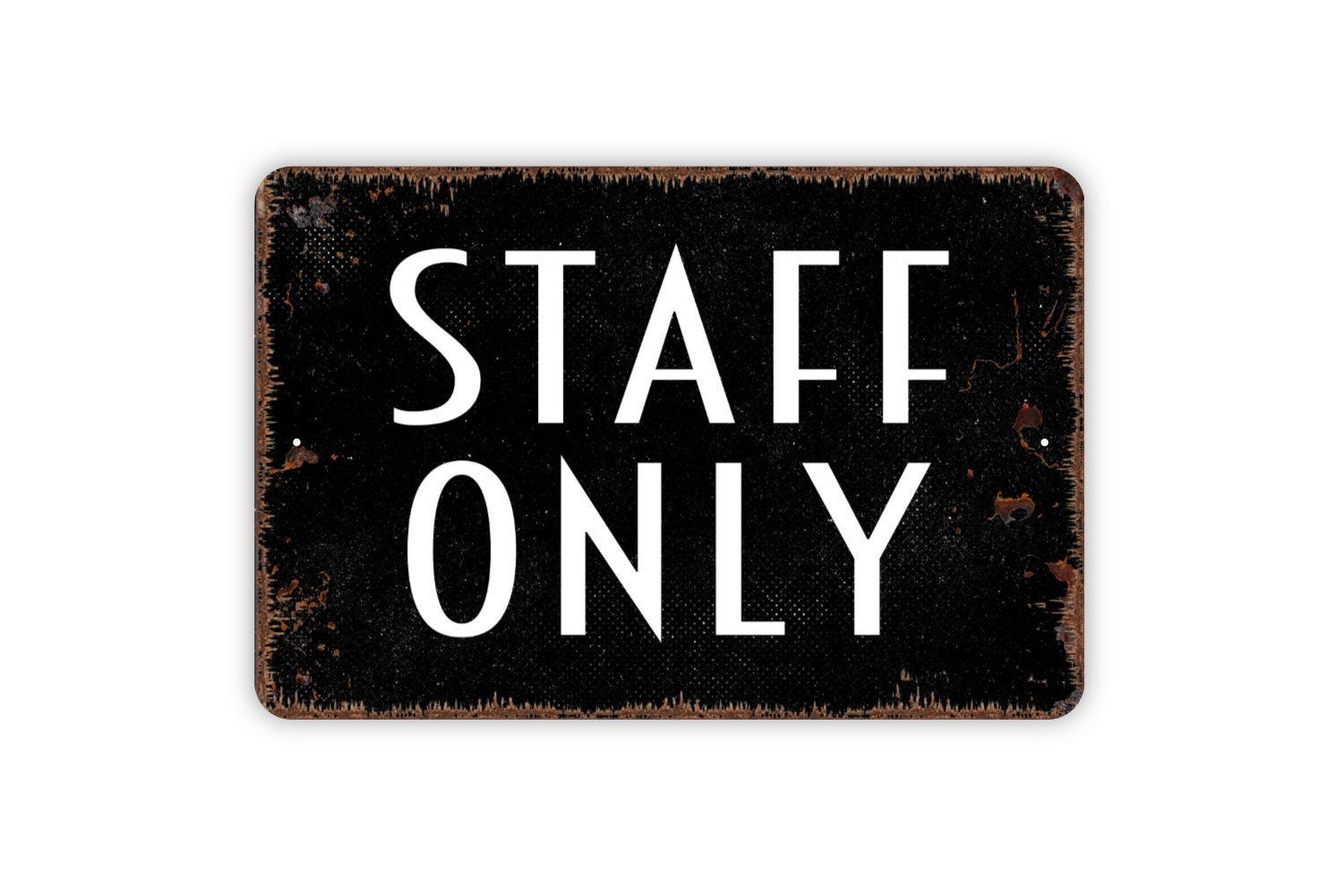 Staff Only Large Print