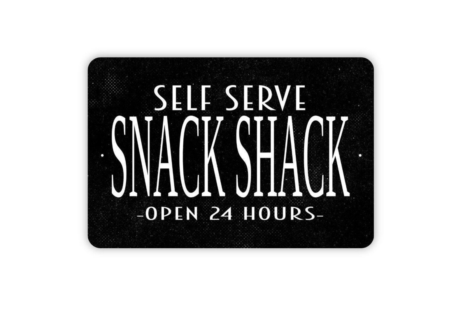 Self Serve Snack Shack Open 24 Hours Sign | Funny Snack Bar Wall Decor ...
