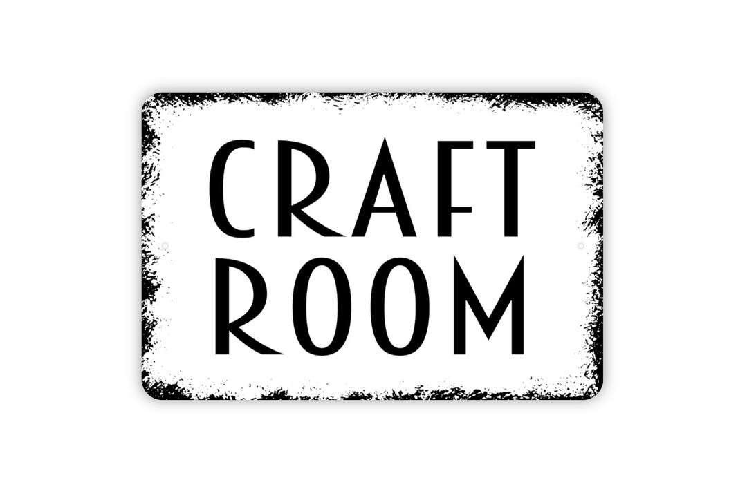 Craft Room Sign - Funny Crafters Metal Wall Art - Indoor or Outdoor - Etsy