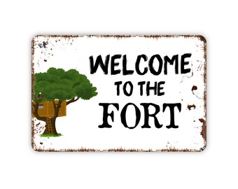 Kids Fort Sign - Etsy