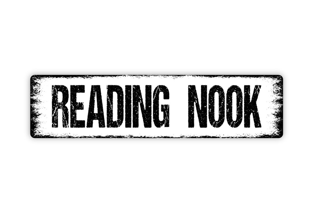 Reading Nook Sign Library Reading Room Corner Read Books - Etsy