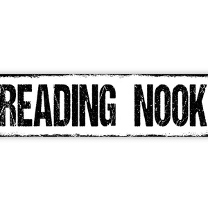 Reading Nook Sign - Library Reading Room Corner Read Books Rustic ...