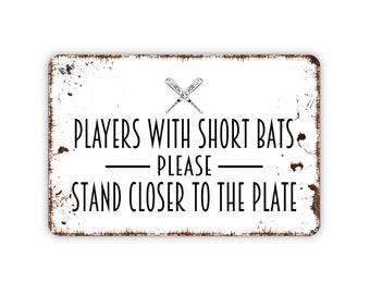 Players With Short Bats Please Stand Close to the Plate Svg - Etsy
