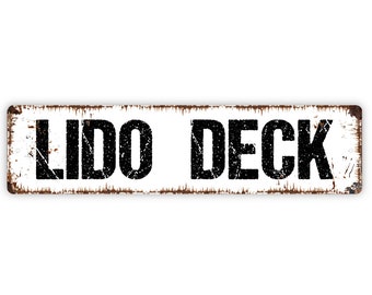 Metal Deck Sign - Etsy