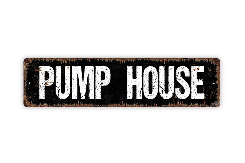 Pump House Sign Sewer Water Treatment Fitness Workout Lift - Etsy
