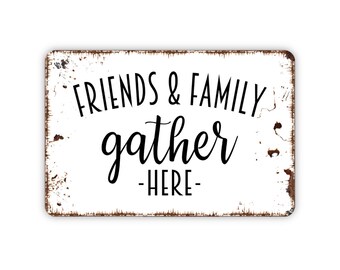 Family Friends Sign | Etsy