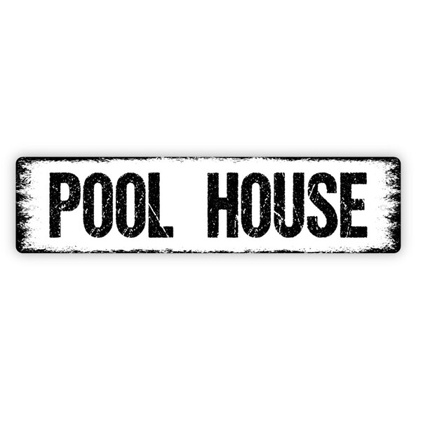 Pool House Sign - Etsy