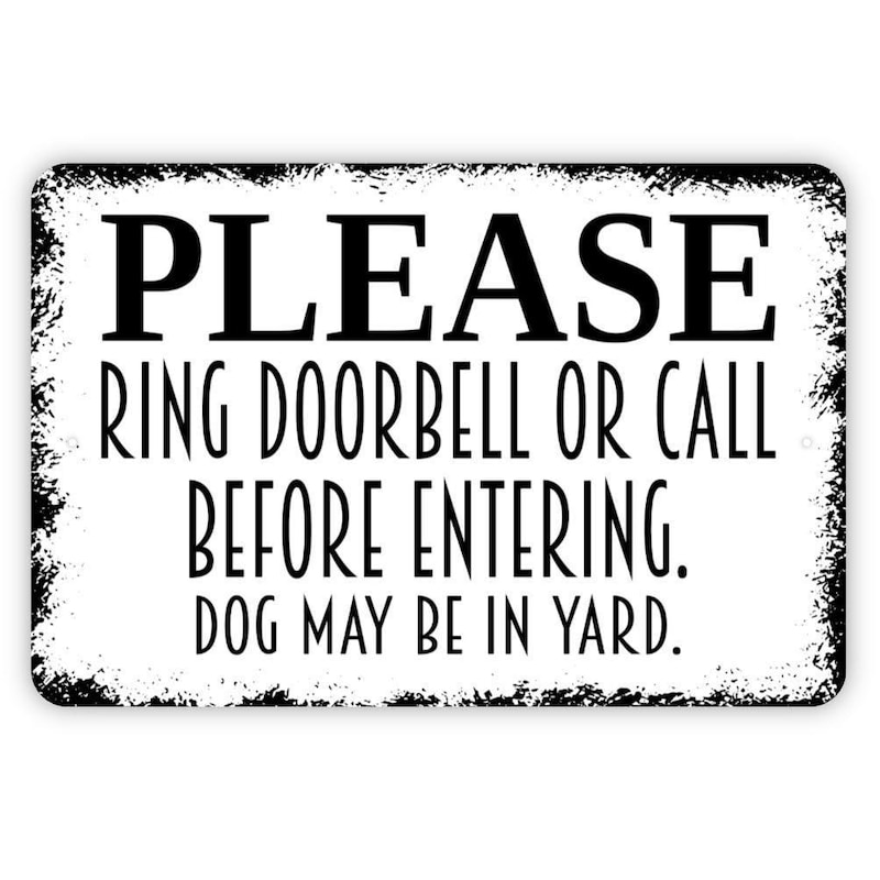 Please Ring Doorbell Sign - Etsy