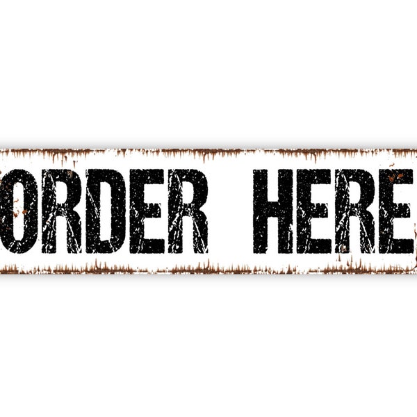 Hanging Order Here Signs - Etsy