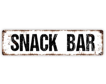 Snack Bar Sign - Etsy