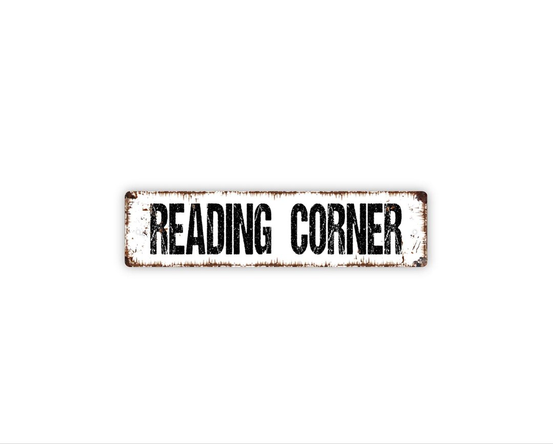 Reading Corner Sign | Cozy Book Nook Wall Art | Kids Bedroom Classroom ...