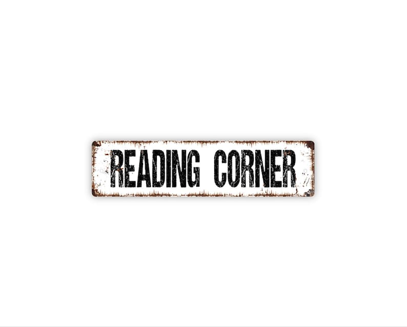 Reading Corner Sign | Cozy Book Nook Wall Art | Kids Bedroom Classroom ...
