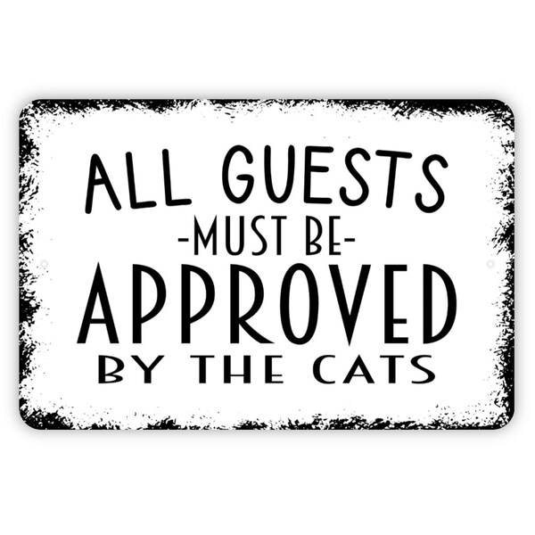 Must Be Approved by the Cats - Etsy