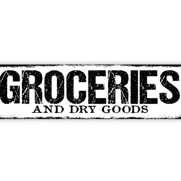 Groceries Sign - Etsy