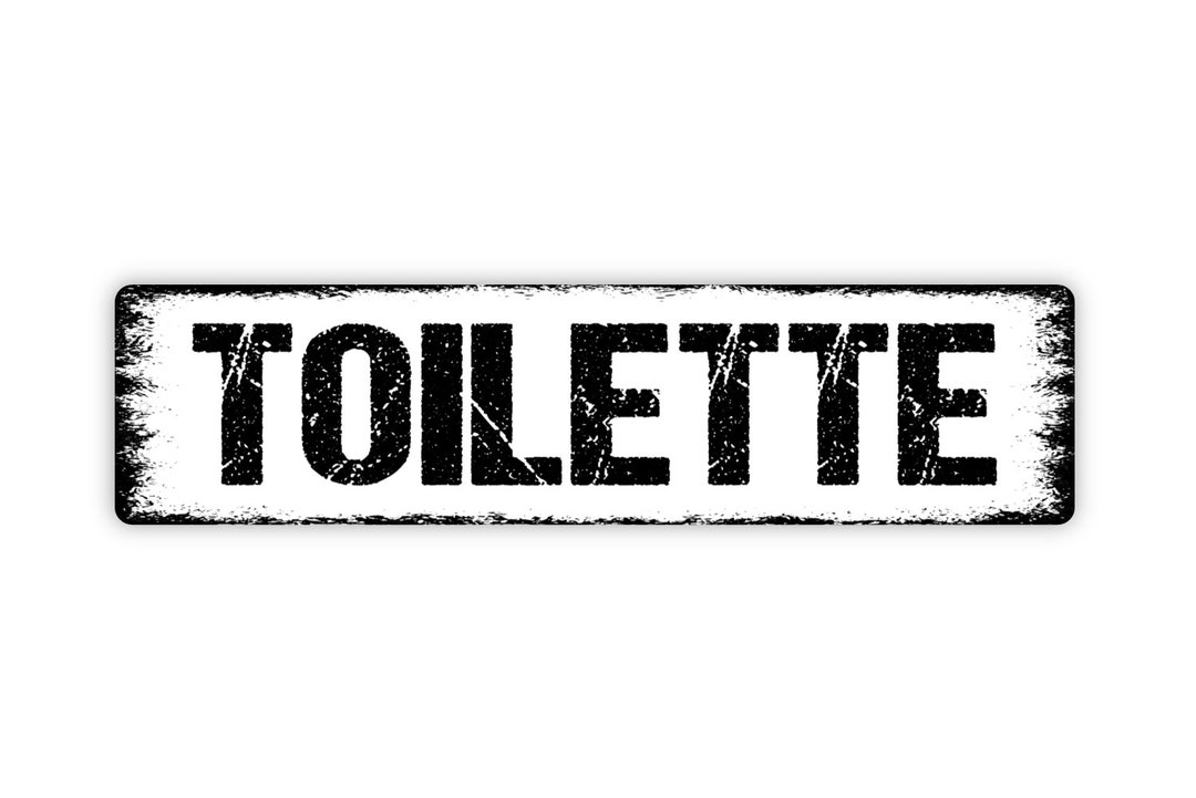 Toilette Sign Restroom Bathroom Toilet Throne Guest Bath - Etsy