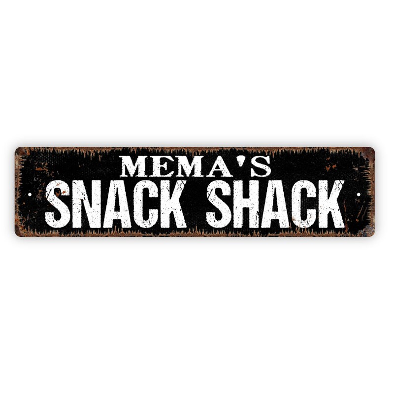Snack Bar Sign - Etsy