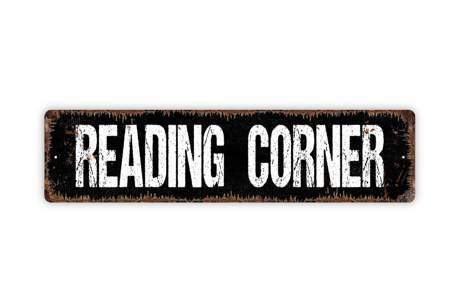 Reading Corner Sign, Library Metal Sign, Reading Room Sign, Custom ...