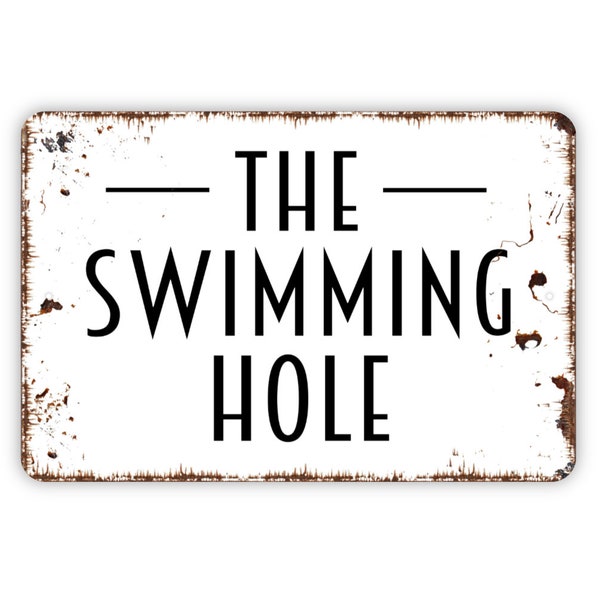 Swimming Hole Sign - Etsy