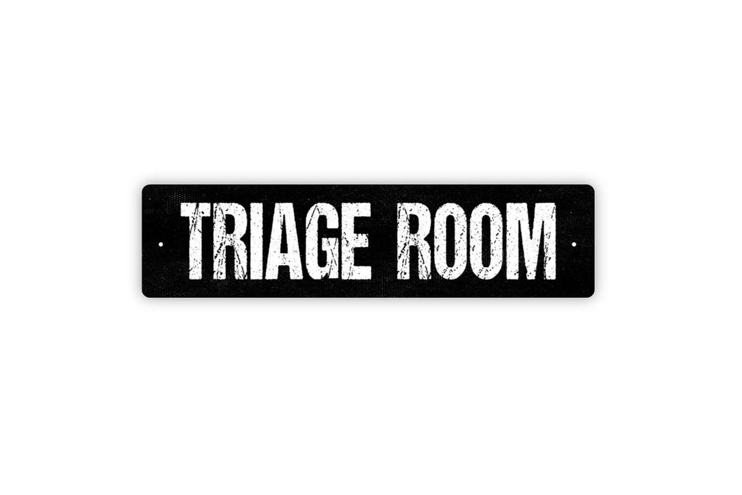 Triage Room Sign - Hospital Therapy First Aid Medical Doctor Visit ...