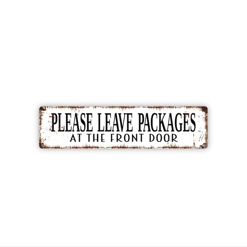 Do Not Leave Packages Here Sign - Etsy