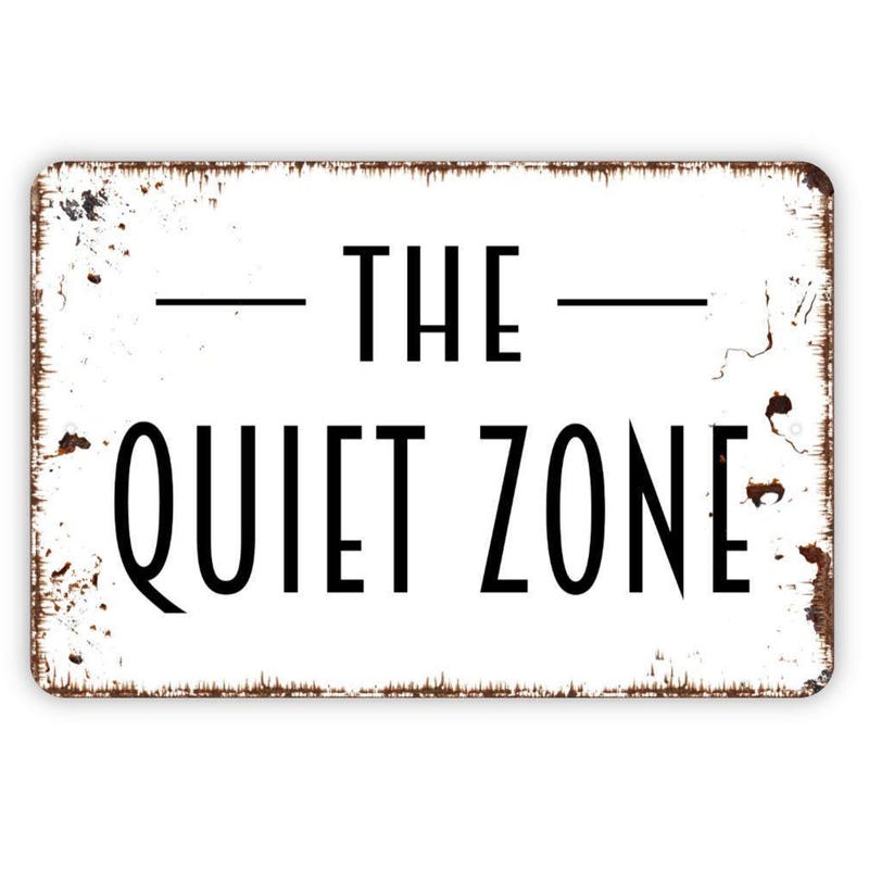 Quiet Zone Signs - Etsy