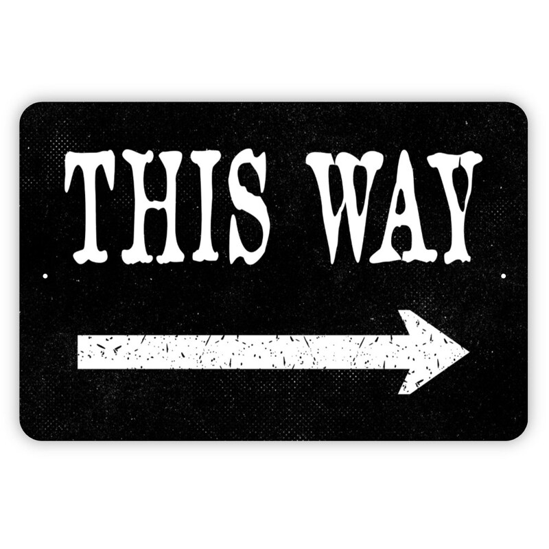 Directional Sign - Etsy