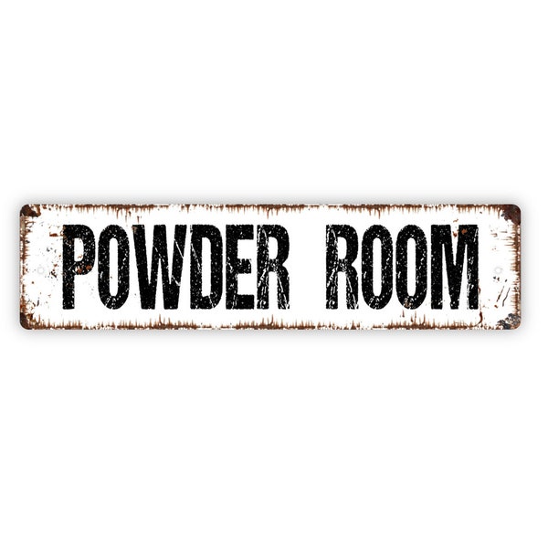 Powder Room Sign - Etsy