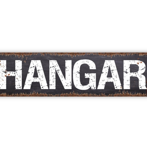 Personalized Metal Hangar Sign Aviation Decor Airplane - Etsy