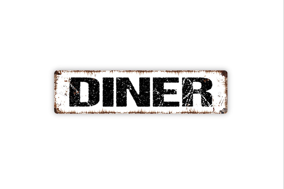 Diner Sign - Restaurant Cafe Kitchen Pantry Come Eat Farmhouse Style ...