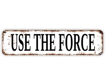 Use the Force Bathroom Sign - Etsy