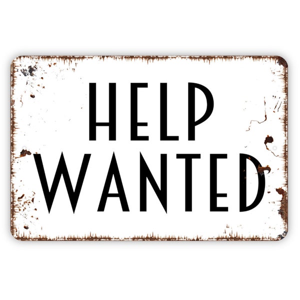 Help Wanted Sign - Etsy