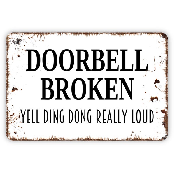 Ding Dong Sign - Etsy