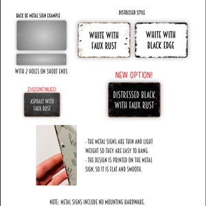 Tips Welcome Sign, Metal Sign, Farmhouse Contemporary Modern Wall Metal ...