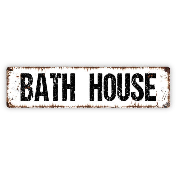 Bath House Sign - Etsy