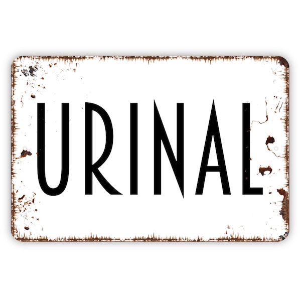Urinal Signs - Etsy