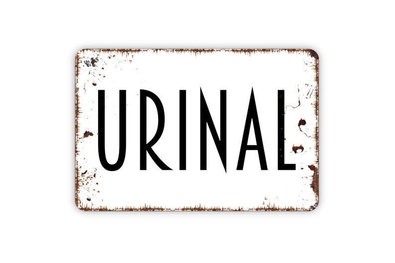 Urinal Sign Bathroom Restroom Mens Boys Room Outdoor or - Etsy