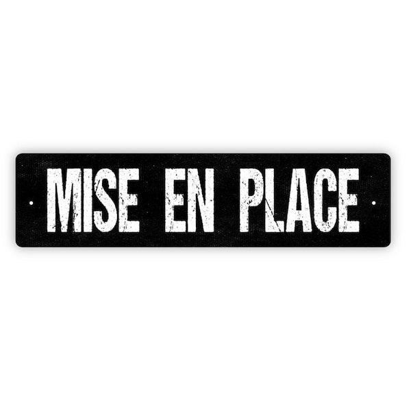 Mise En Place - Etsy