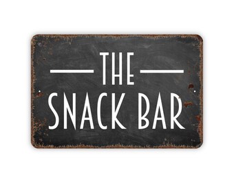 Snack Bar Sign - Etsy