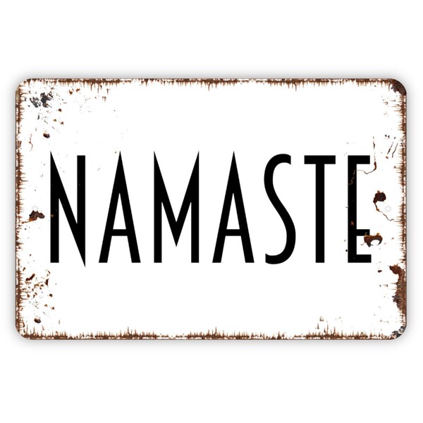 Namaste Sign - Etsy