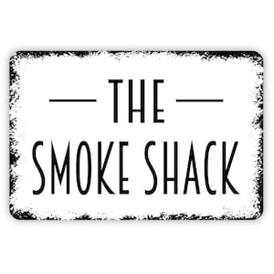 The Smoke Shack Sign - Metal Wall Art - Indoor or Outdoor - Etsy
