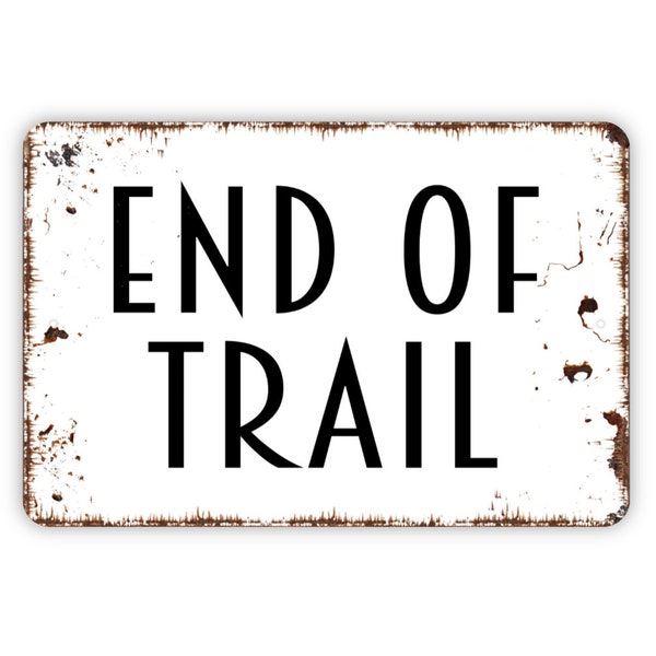 End of Trail - Etsy