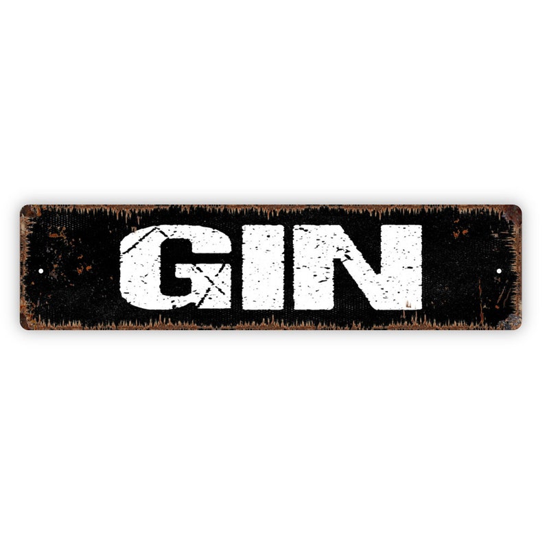 Gin Bar Plaque - Etsy