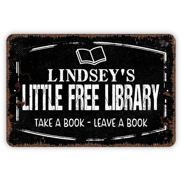 Little Free Library Outdoor Sign - Etsy