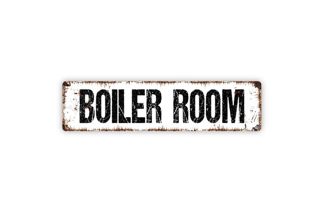 Boiler Room Sign - Utility Room Basement Wall Decor - Industrial Home ...