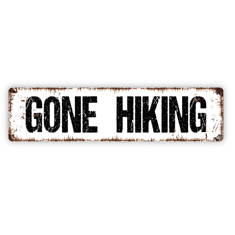 Hiking Sign - Etsy