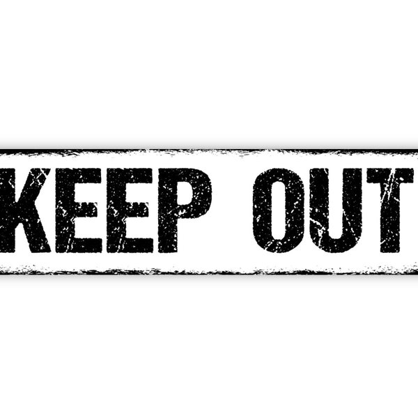 Keep Out Signs - Etsy