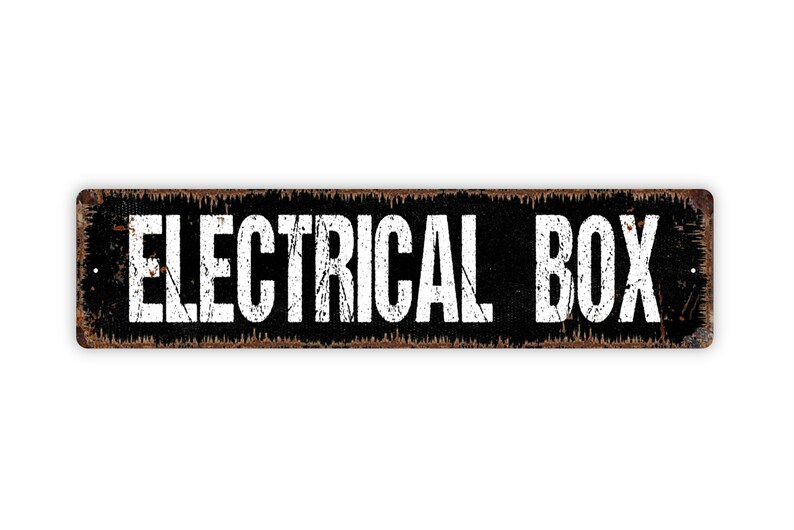 Electrical Box Sign Electric Panel Room Electricity Danger - Etsy