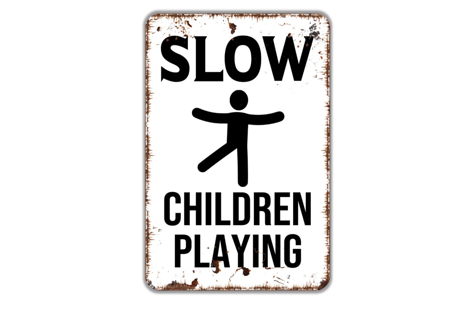 Slow Children Playing Sign Slow Children At Play Sign Custom | Etsy